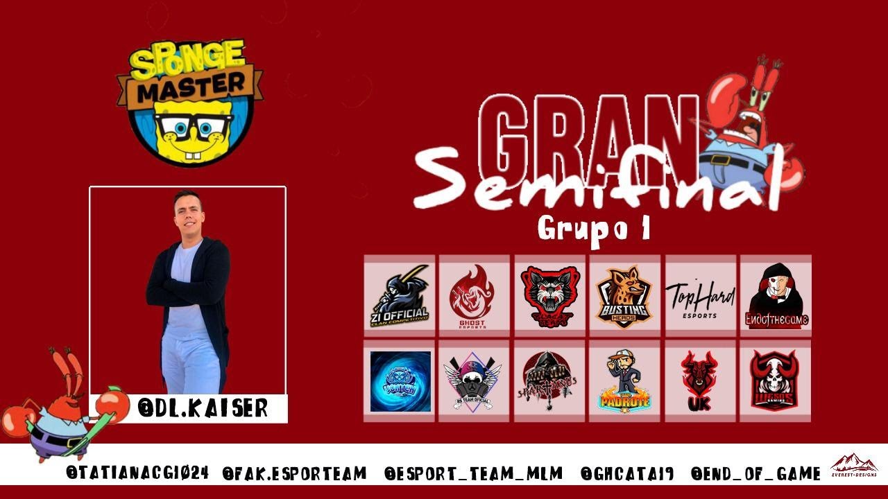 SPONGE MASTER / SEMIFINAL // GRUPO 1 - YouTube