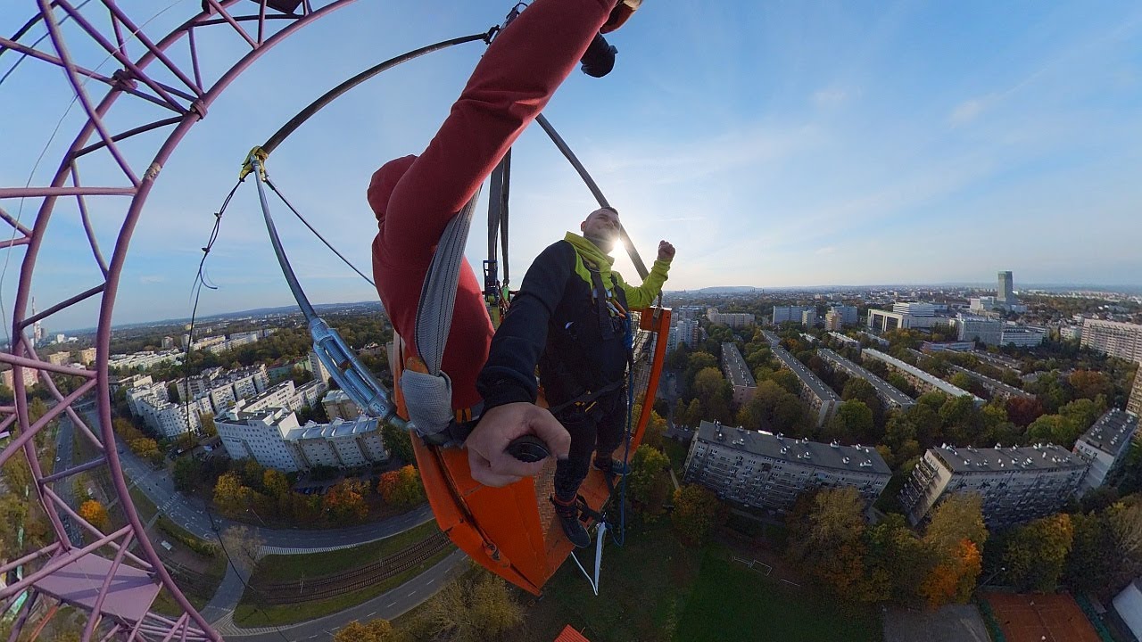 Bungee Jumping Kraków VR 360 5.7k - YouTube