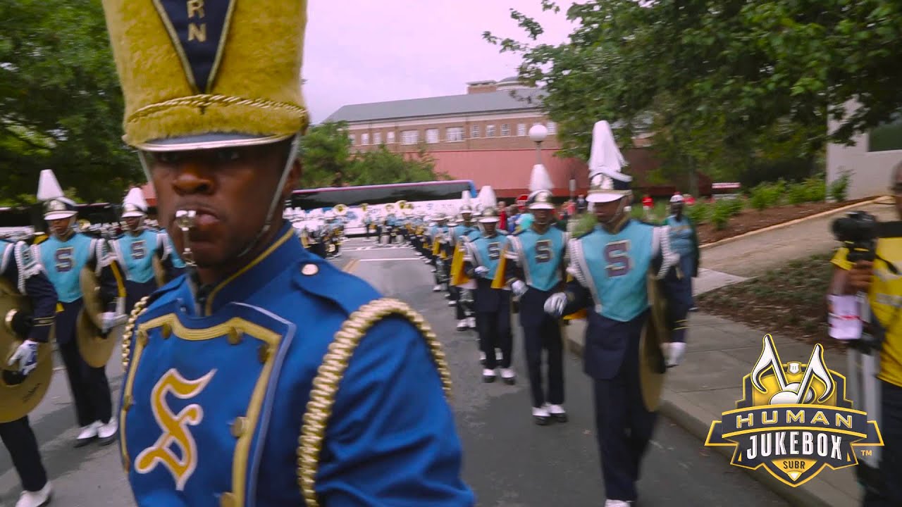 Southern University Human Jukebox Marching Out Sanford Stadium 2015 ...