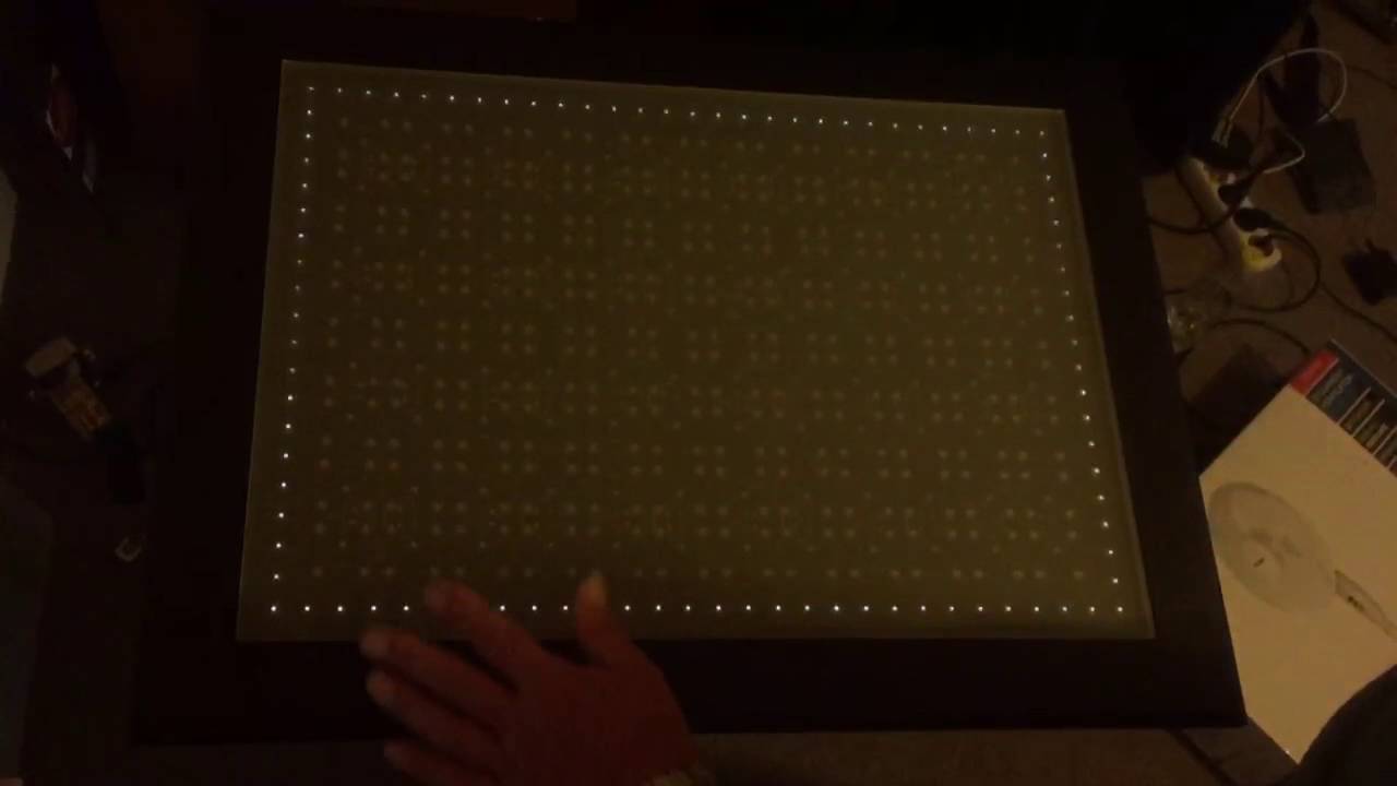 LED Table Test 2 - YouTube