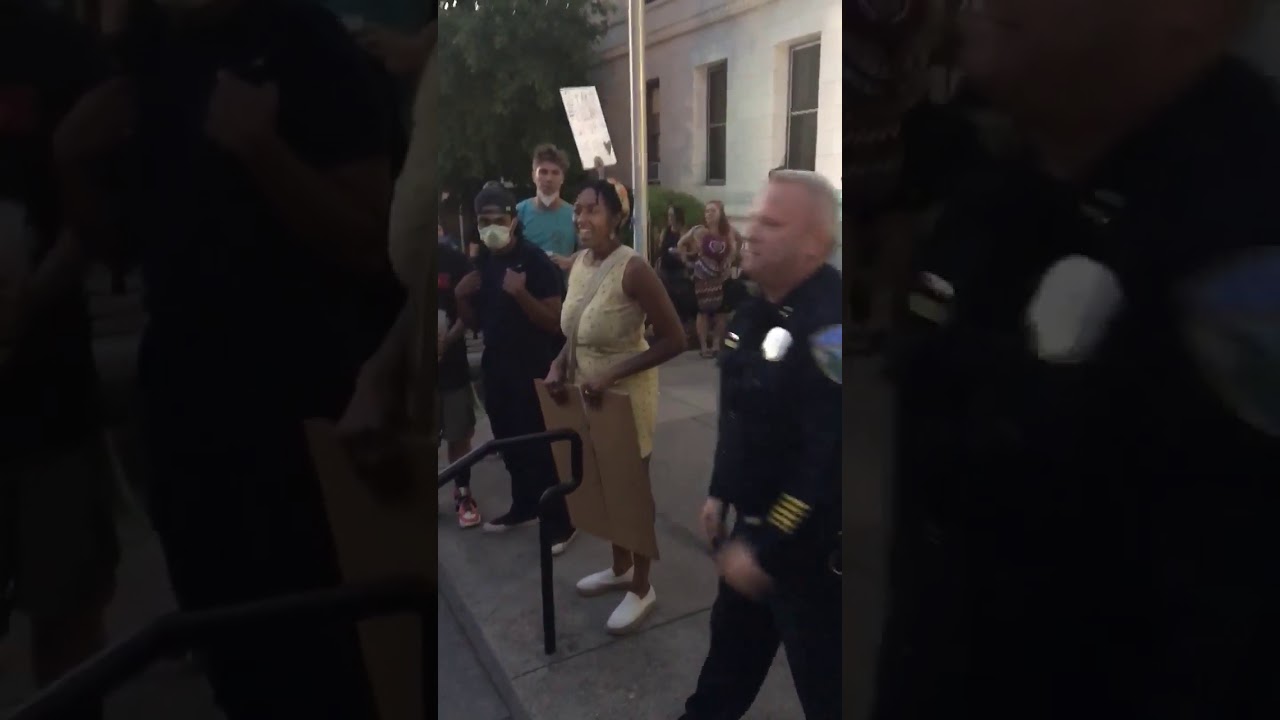 Wednesday's protest wraps up with words from Chief Wren, organizer ...
