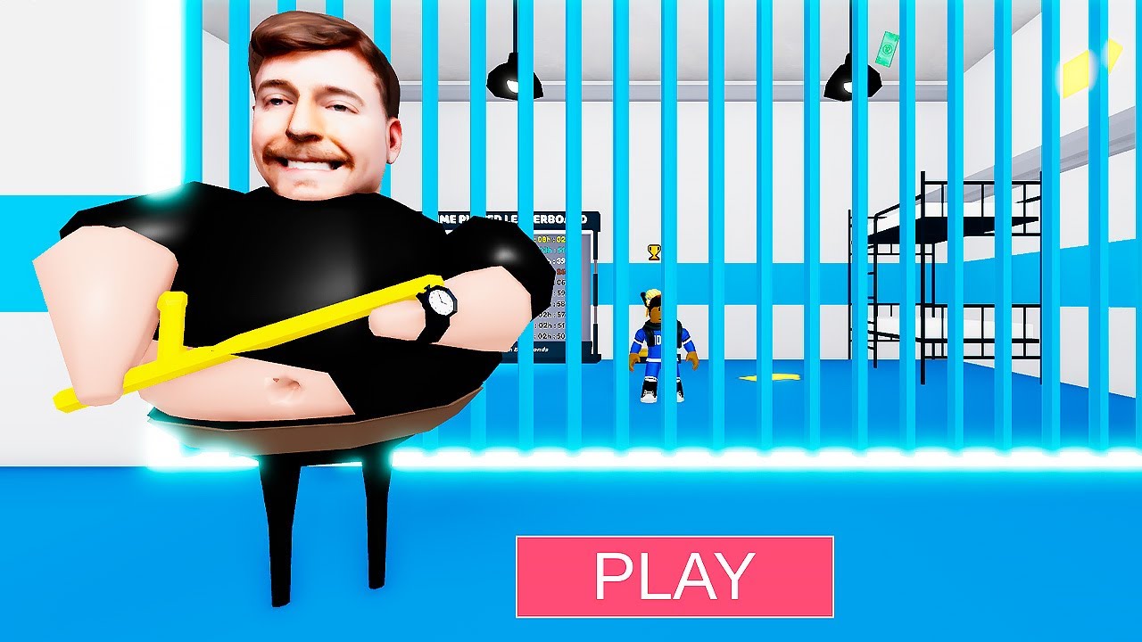 MR.BEAST PRISON RUN OBBY ROBLOX! - MrBEAST OBBY - Roblox - YouTube