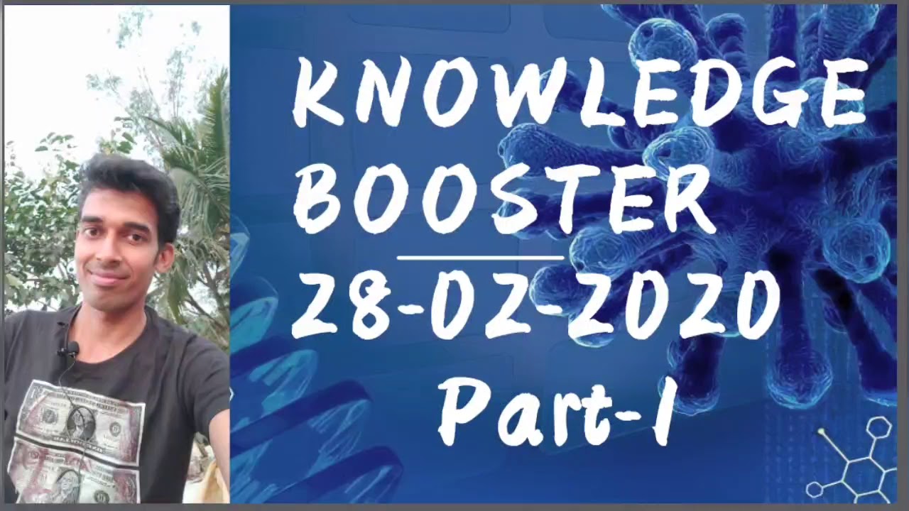 KNOWLEDGE BOOSTER (28-02-2020) - YouTube