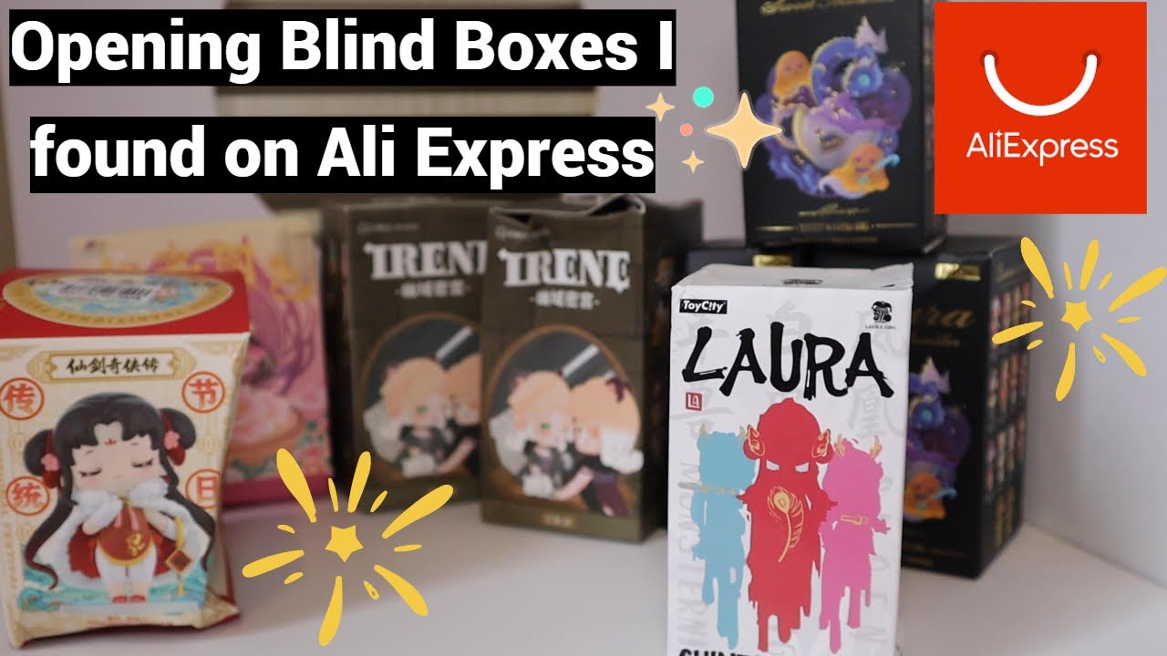 Opening Blind Boxes I Bought On AliExpress! Will We Get A Rare Figure ...