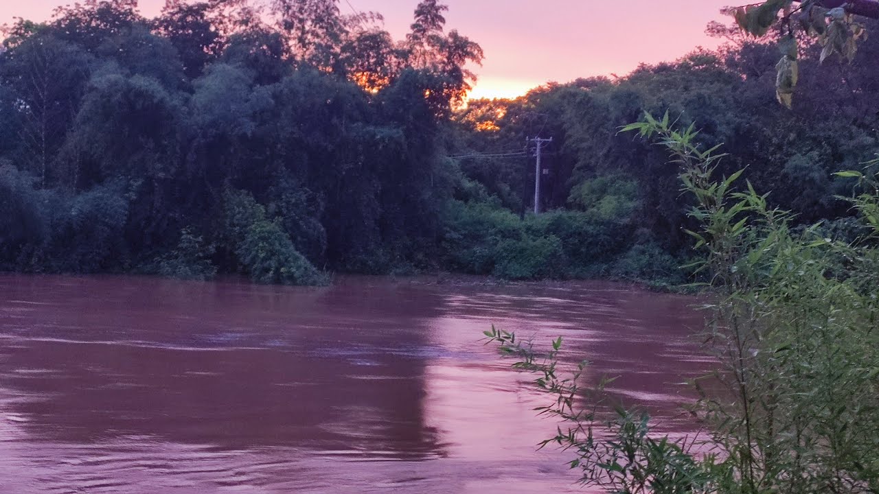 alerta geral @Rio Miranda transbordando cheia na certa - YouTube