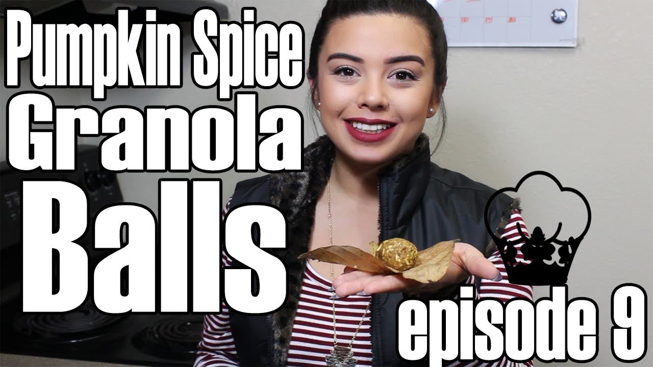 PUMPKIN SPICE GRANOLA BALLS \\ Kayla's Boujee Kitchen Ep. 9 - YouTube