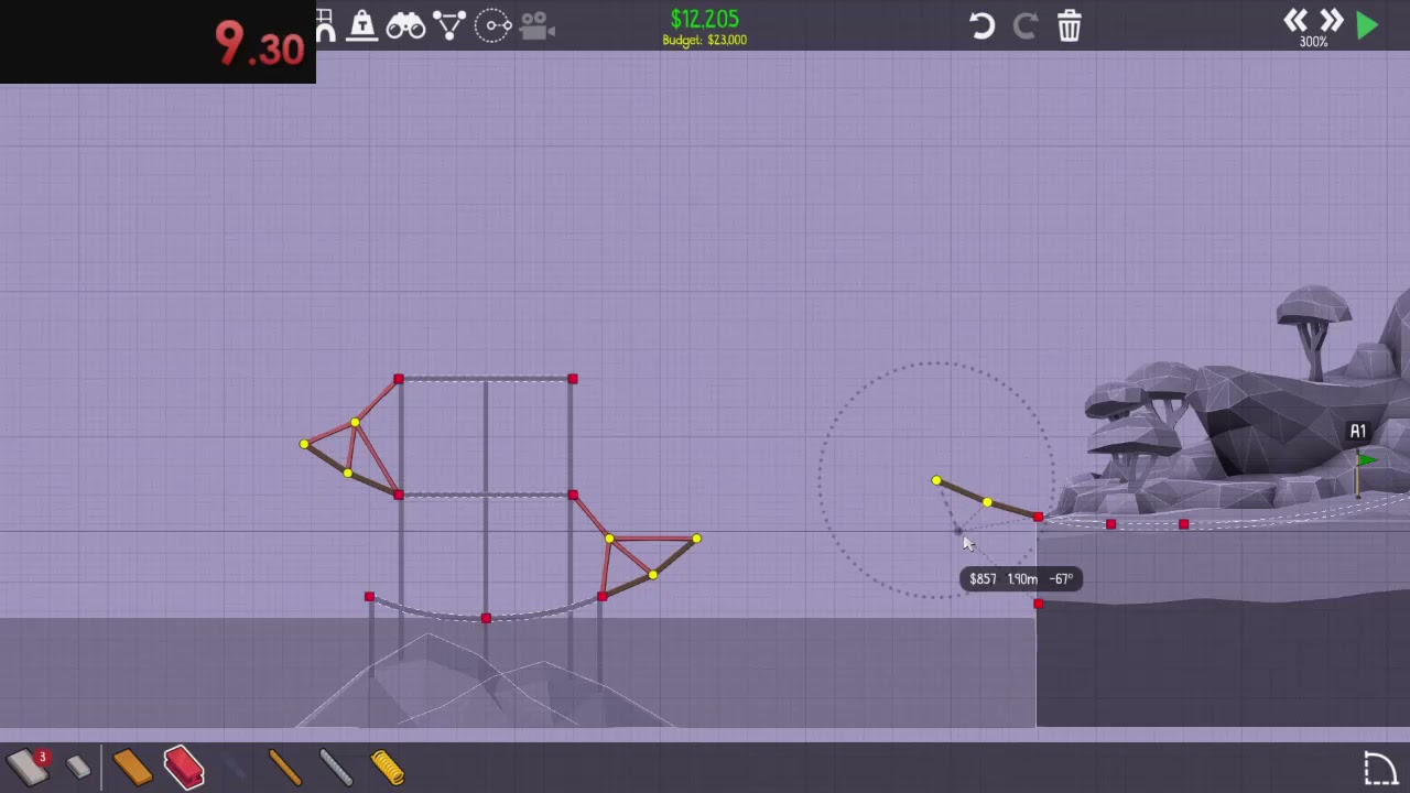 Poly Bridge 2 3-11 Any% in 12.69 seconds - YouTube