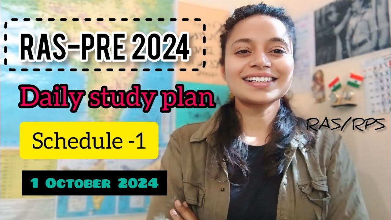RAS-PRE 2024 DAILY STUDY PLAN||SCHEDULE-1|#ras #raspre2024 #rasstrategy ...