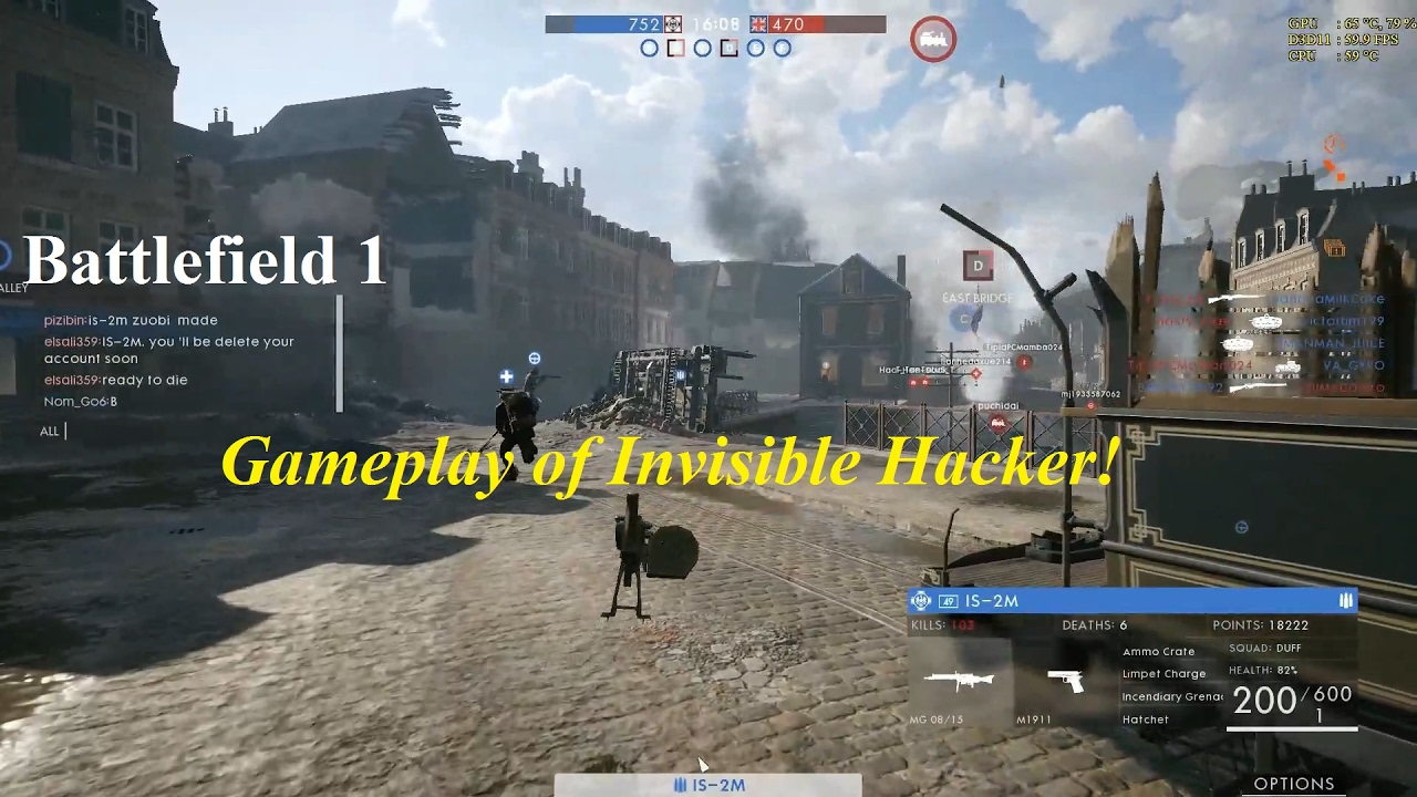 Battlefield 1 - Hacker's Eye | Spectator mode! - YouTube