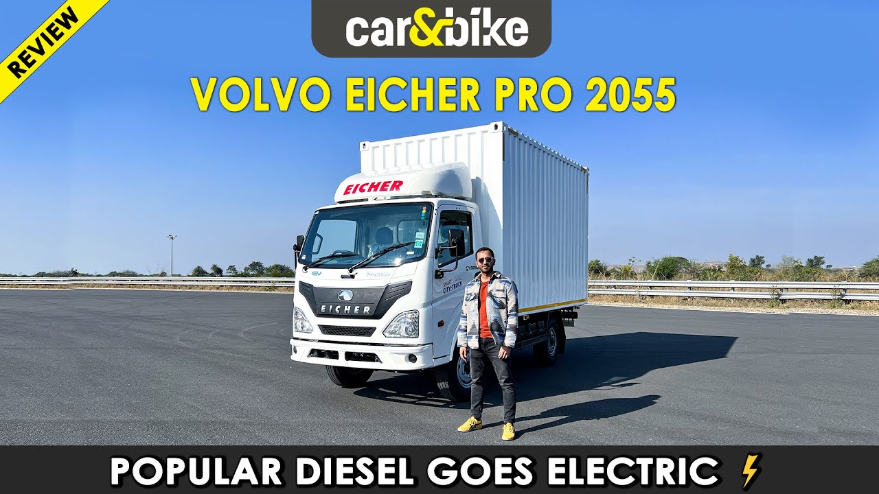Volvo Eicher Pro 2055 - Electric Truck With 162 Km Claimed Range ...