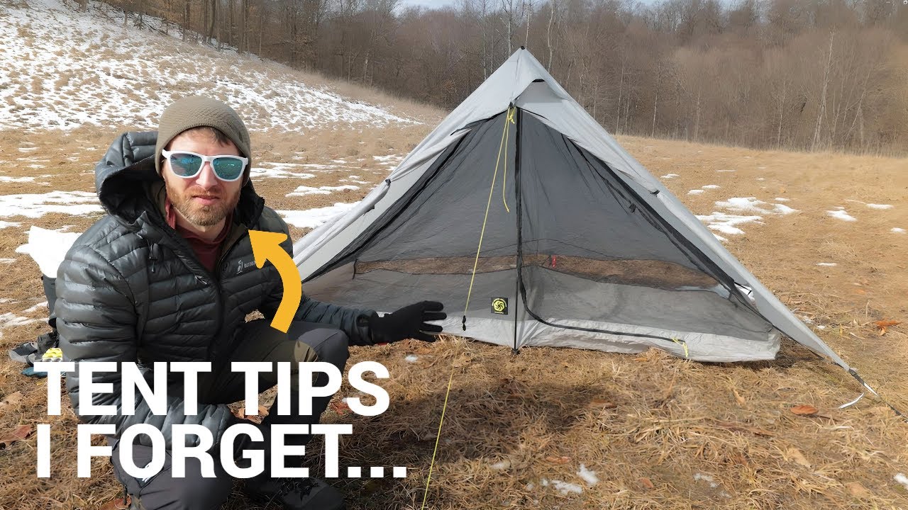 Beginner Tent Tips That You Should Know - YouTube