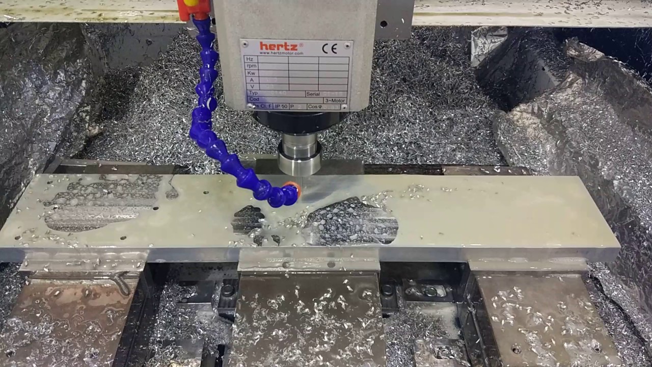 High Speed CNC Drilling Machine of Aluminum Parts - YouTube