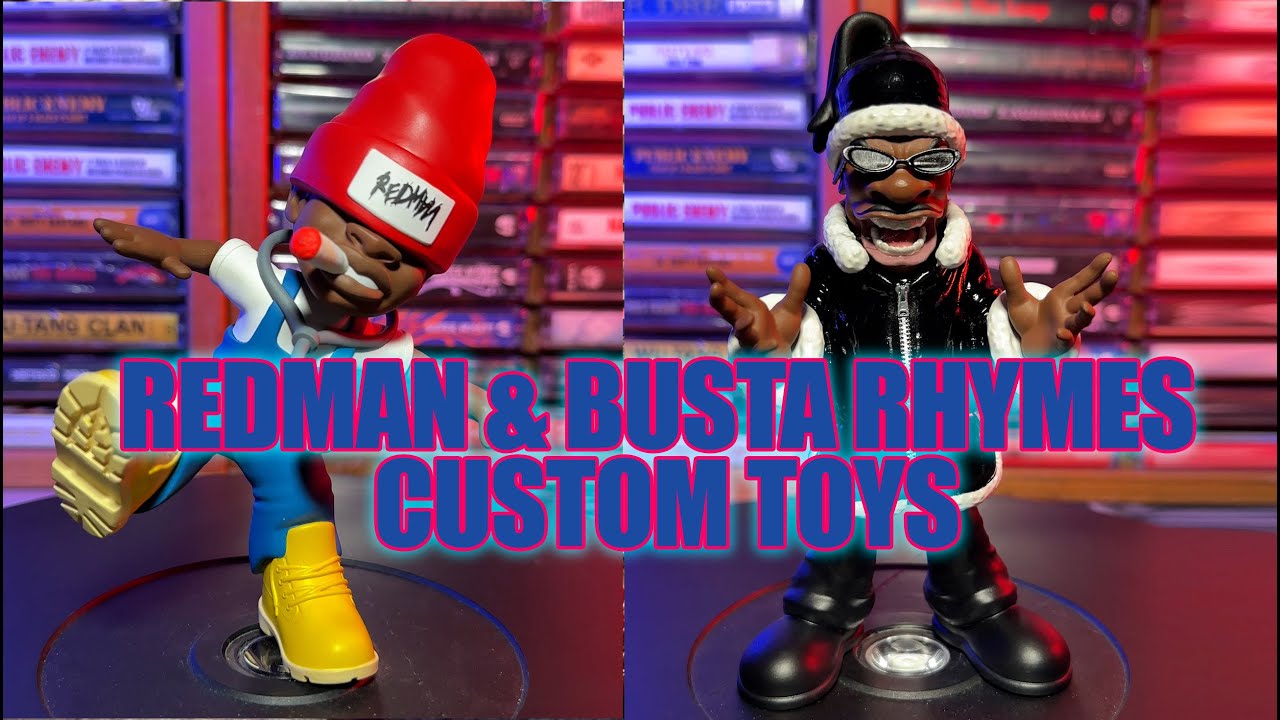 Custom Redman Busta Rhymes Figures by My Tape Popped Toys - YouTube