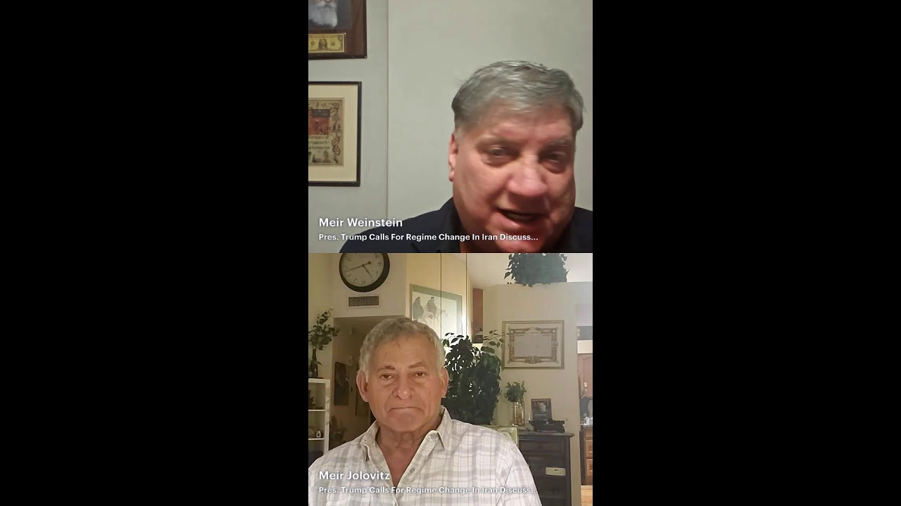 Pres. Trump Calls For Regime Change In Iran Discussed With Meir ...