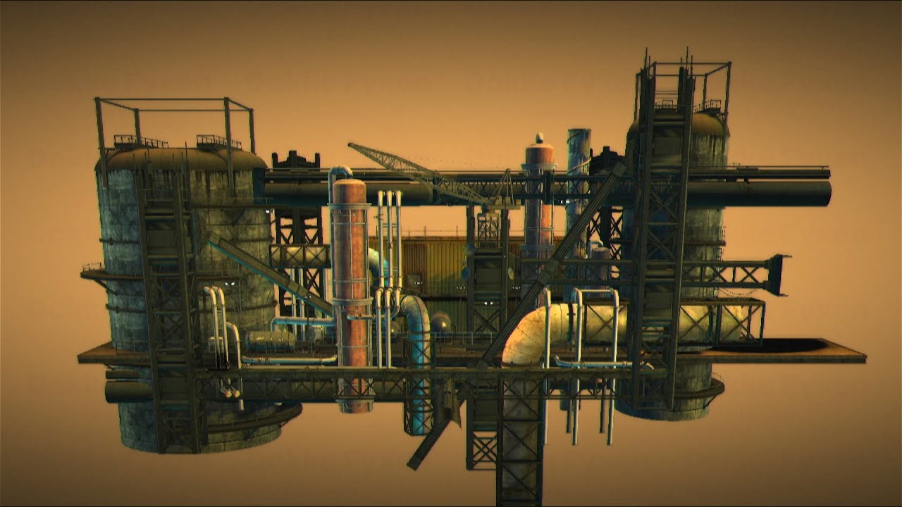 Unused LittleBigPlanet: Final Fantasy 7 Midgar Background - YouTube