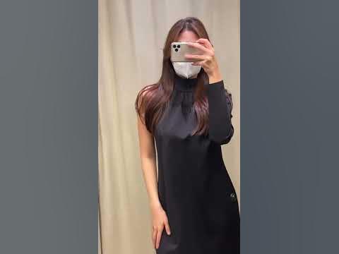 167cm 55kg 연말룩 입어보기👗👠 - YouTube