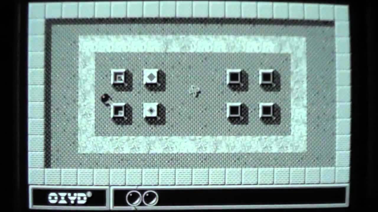 Monochrome ST Games: Oxyd - YouTube