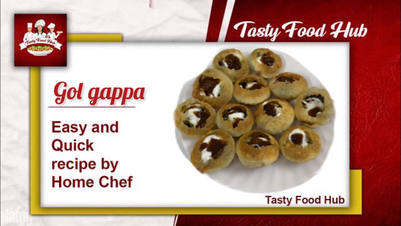 gol gappa recipe | crispy gol gappa at home | کرسپی گول گپے | How to ...