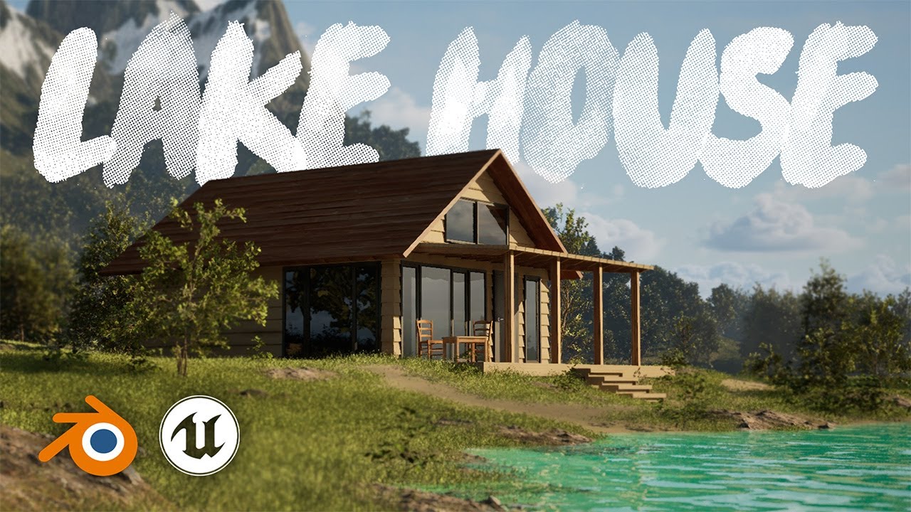 Making a Lake House with Blender & Unreal Engine - YouTube