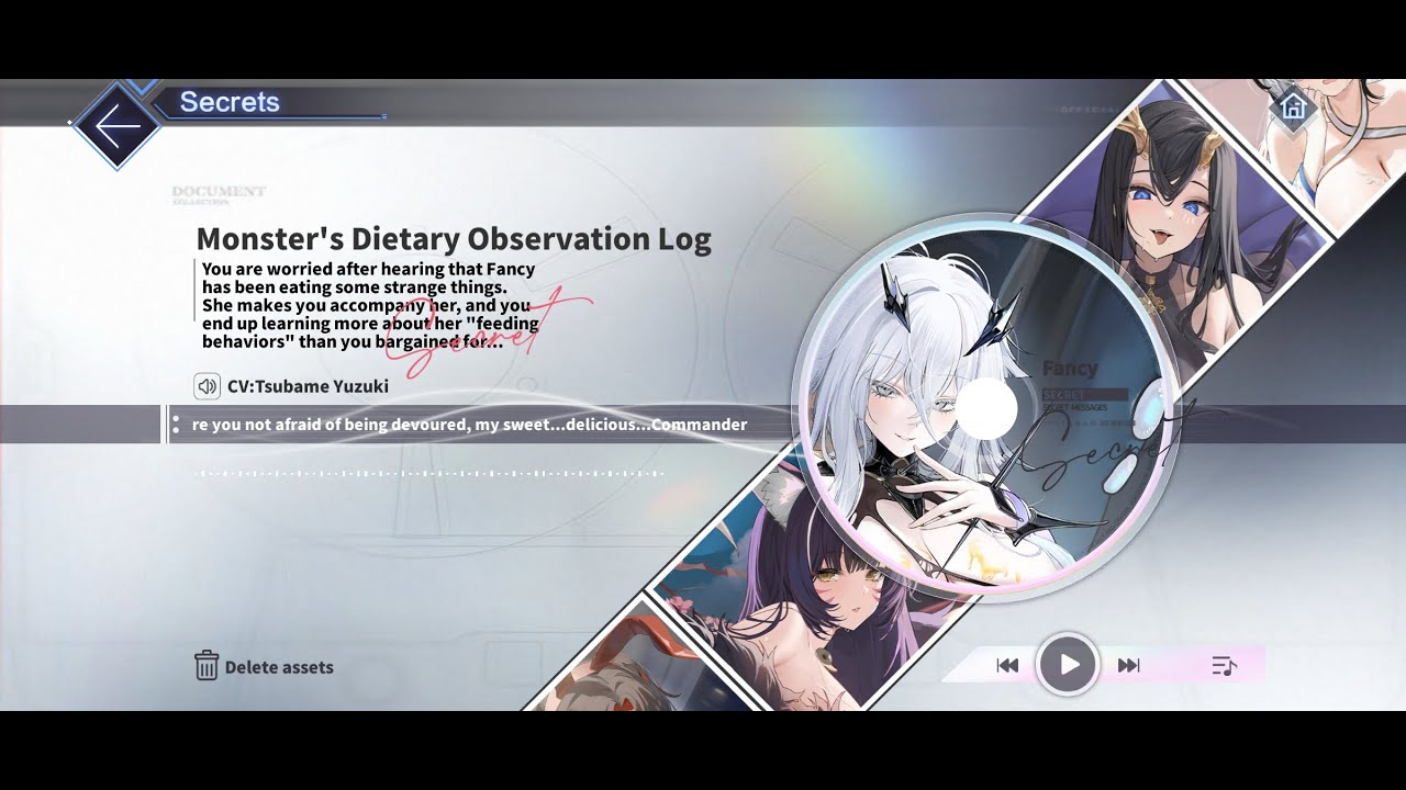 [ AZUR LANE ] Fancy : Secret Messages Animation " Japanese Audio ...