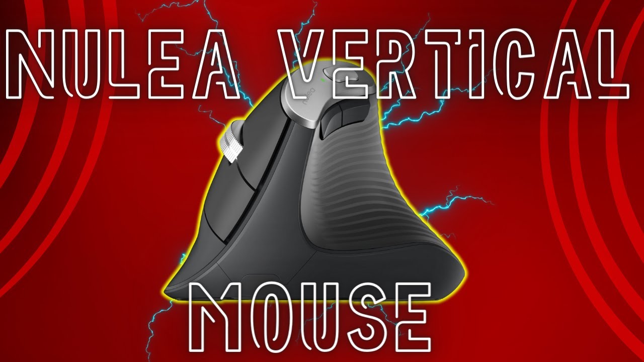 Nulea M510 Vertical Wireless Mouse - Relieve your Wrist - YouTube