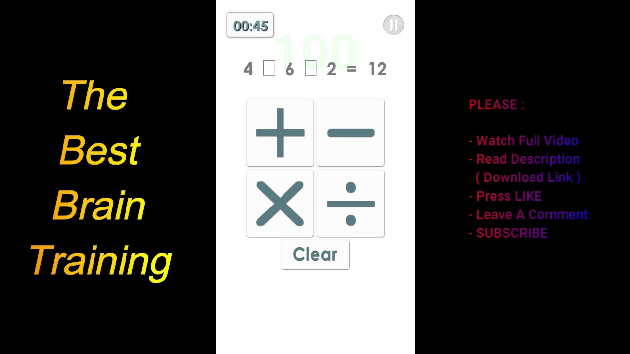 THE BEST BRAIN TRAINING - Android App in PUZZLE Categories - YouTube
