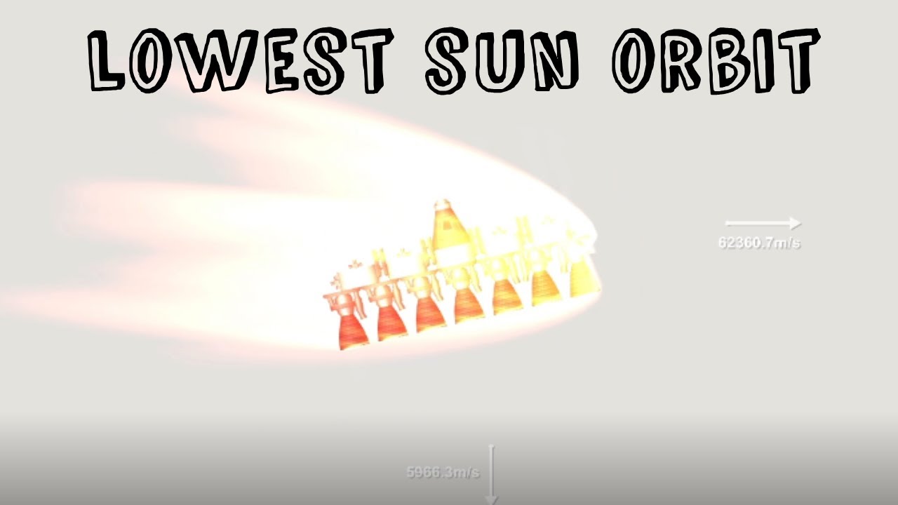 Lowest orbit over Sun in SpaceFlight Simulator - YouTube