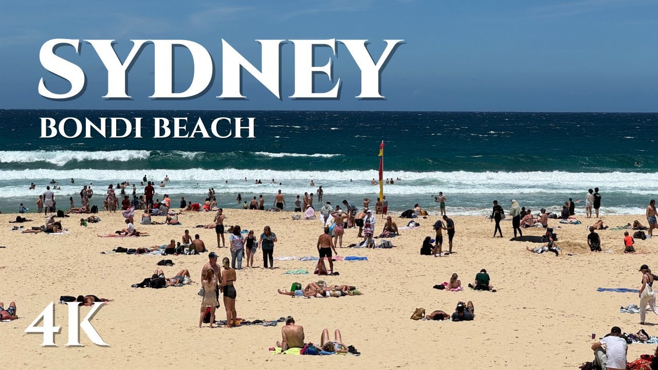[4K WALK] Sydney Bondi beach walking tour 4K HDR - YouTube