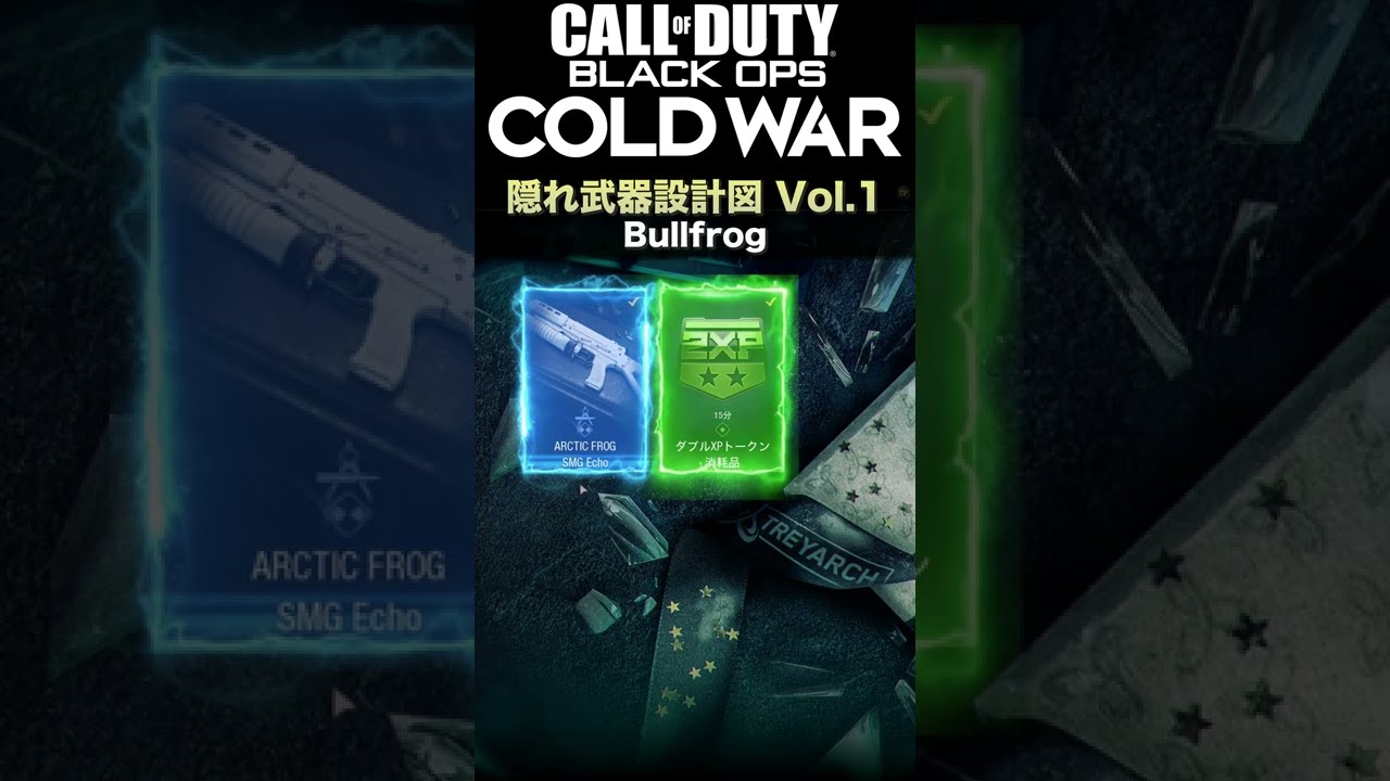 🎥CoD:BOCW | ほぼ誰も気づいてない隠れ武器設計図 vol.1 「Bullfrog：Arctic Frog」 - YouTube