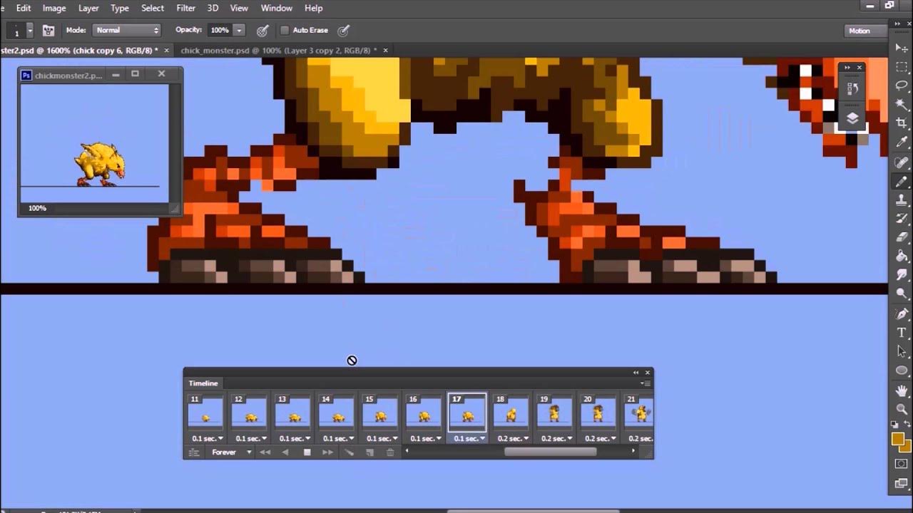 Planet Centauri - How to pixel art 4 - Monster chick transformation ...