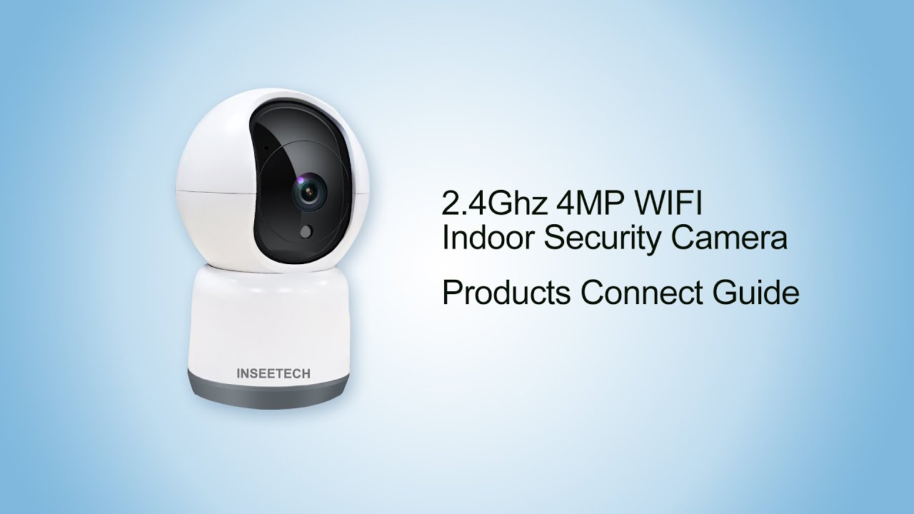 How to Set up and Install INSEETECH 2.4GHz Wireless Indoor Security ...