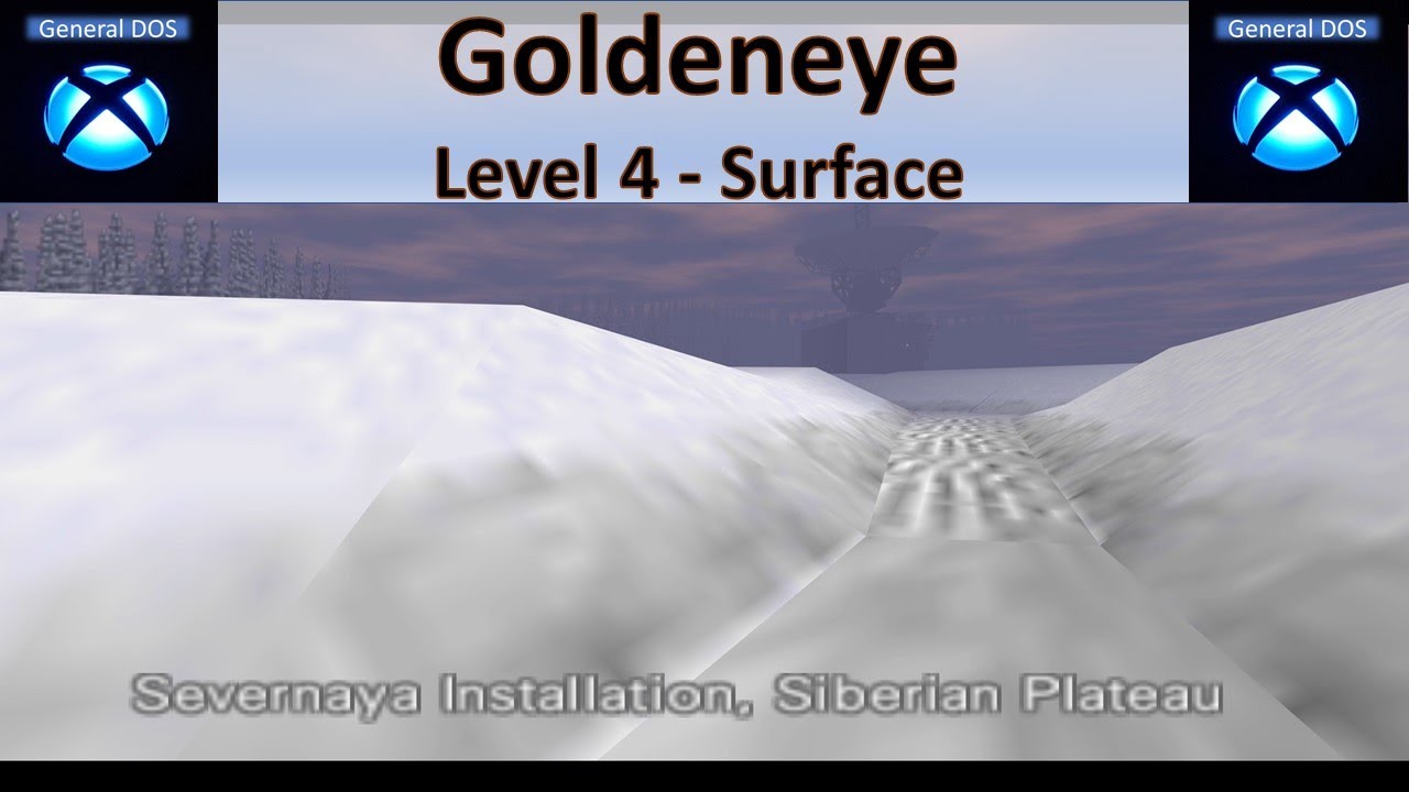 XBOX Series X - Goldeneye - Level 4 - Full level gameplay!! James Bond ...