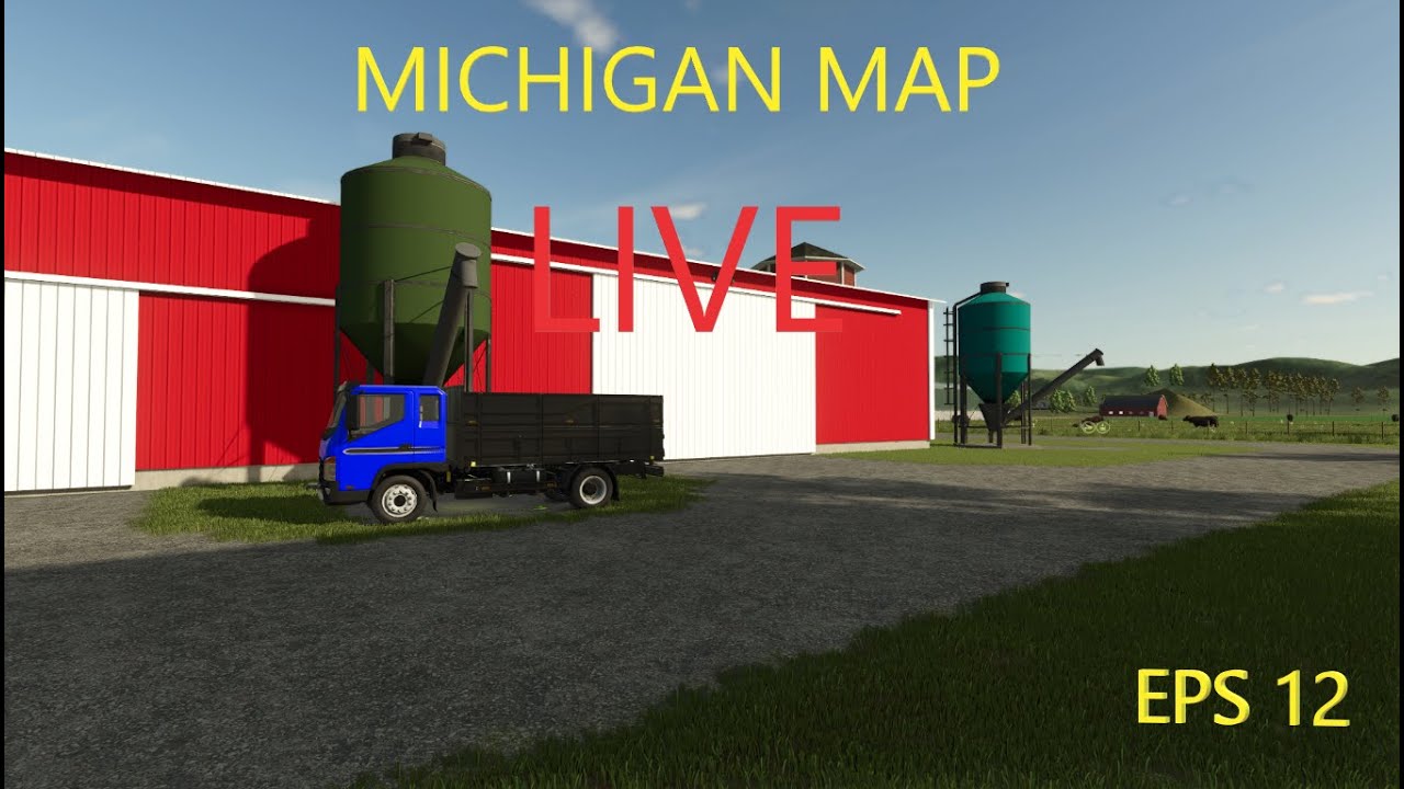 (SILO`S NOT WORKING WITH AUTODRIVE) MICHIGAN MAP farming simulator 25 ...