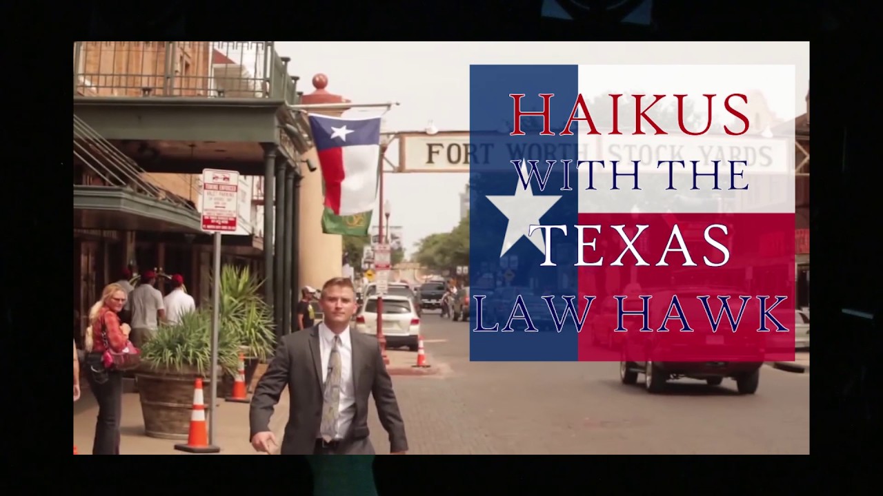 03 Haikus with the Texas Law Hawk Part I - YouTube