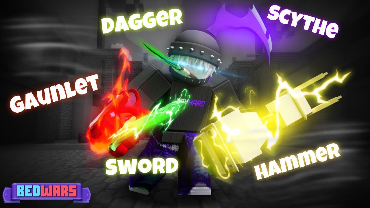 Winning With Every Weapons In Roblox Bedwars… Youtube