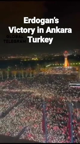 Tens of Thousands are Celebrating Erdogan’s Victory in Ankara Turkey ...