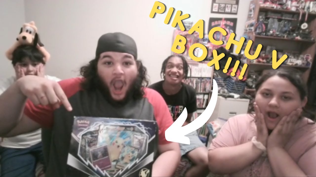 Quad Pikachu V Opening!!! - YouTube