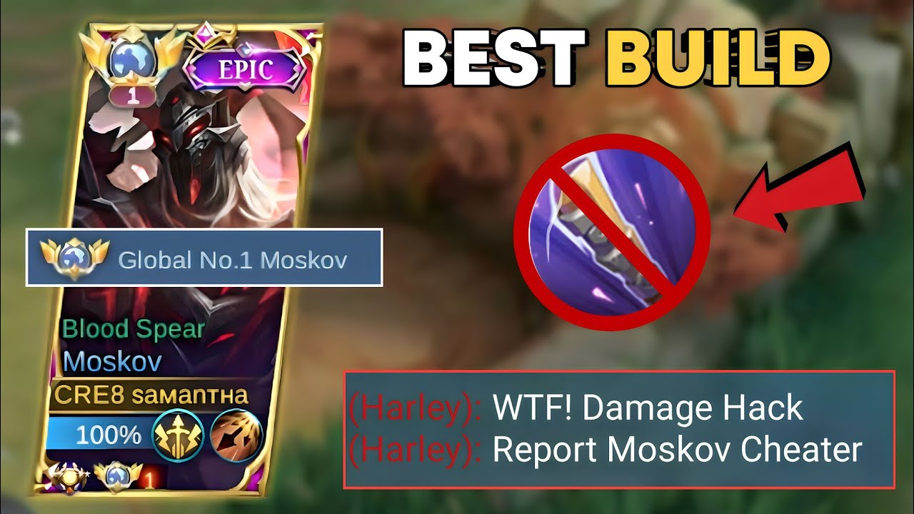 MOSKOV NEW 1HIT BUILD + BEST EMBLEM SET 2023!🔥 - YouTube