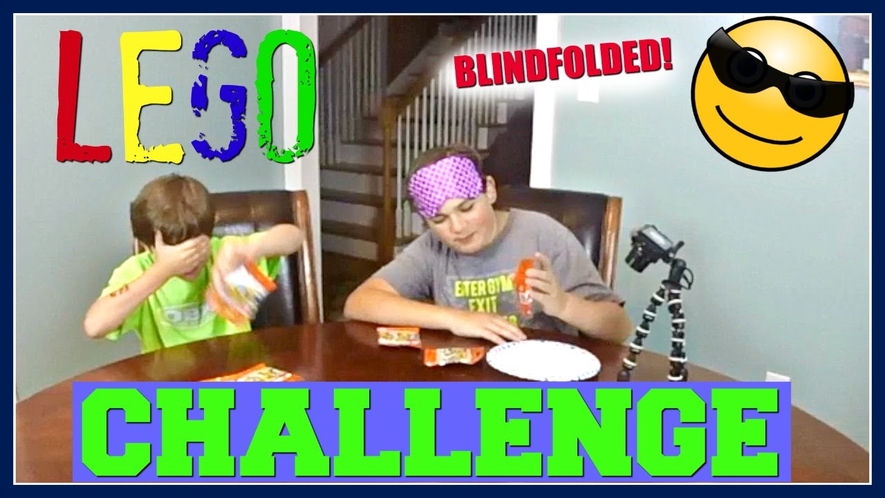 😎 LEGO BLINDFOLDED MINI FIGURE BUILD CHALLENGE 😎 ~ MASS COLLABORATION ...
