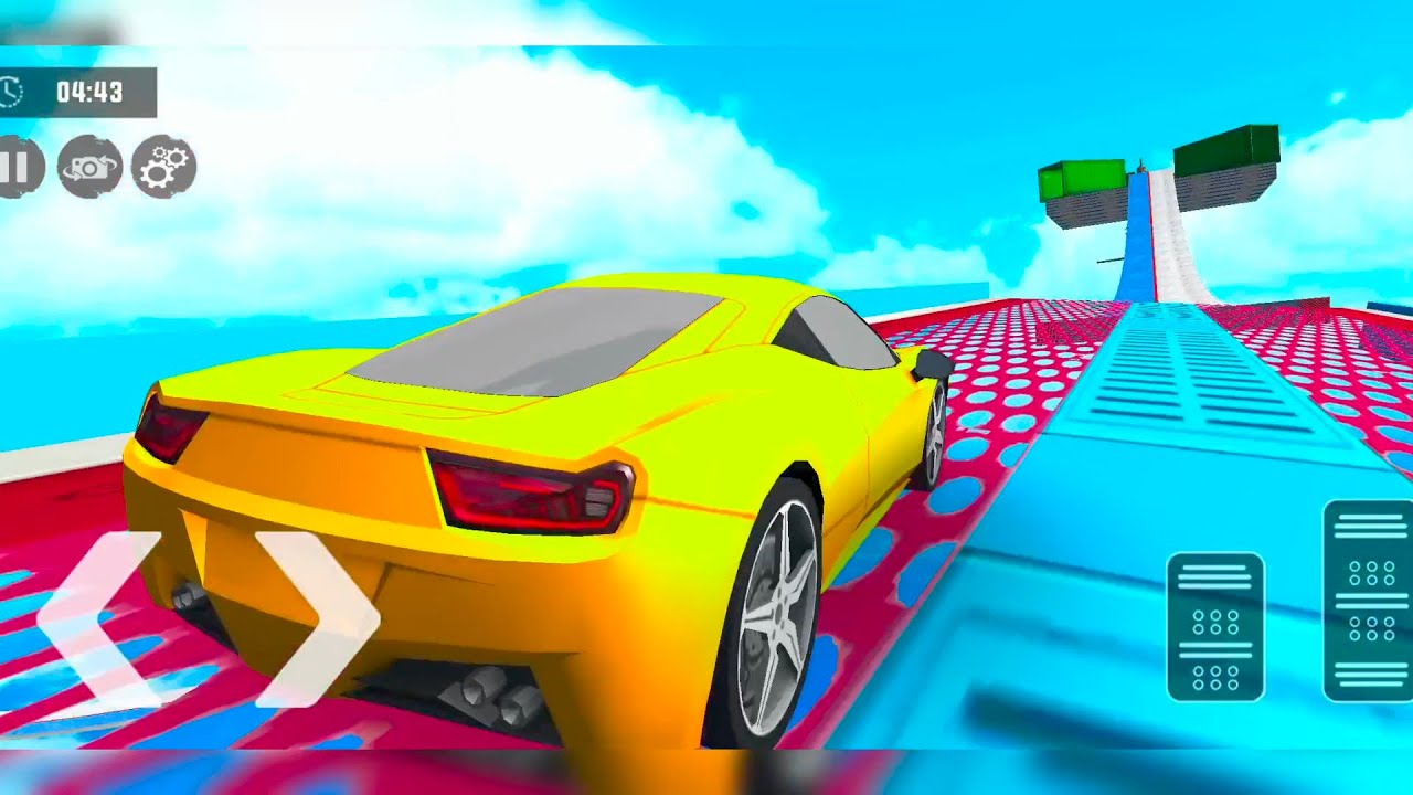 Mega Ramp Car Racing Game | Ramp Car Racing | Android Gameplay - YouTube