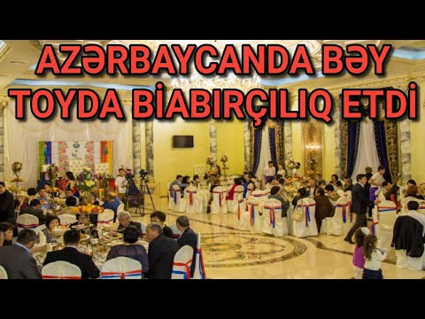 AZƏRBAYCANDA BƏY TOYDA BİABIRÇILIQ ETDİ - VİDEO