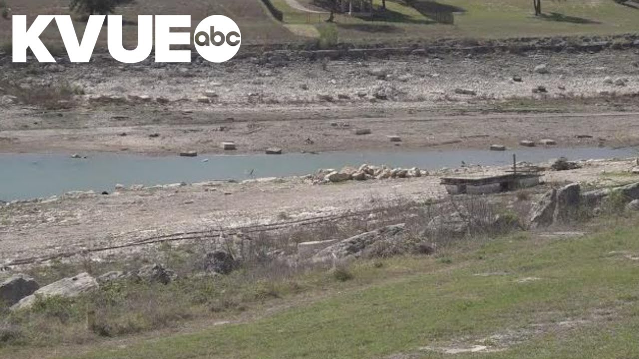 Water levels at Canyon Lake are at their lowest in more than 50 years ...