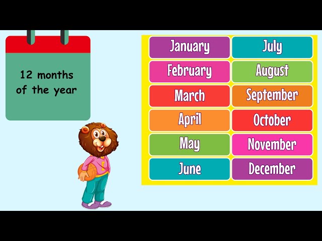 Months In English