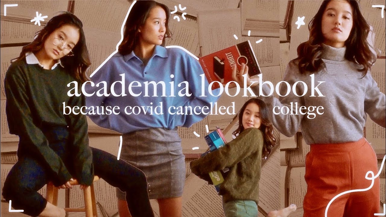 a preppy light/dark academia lookbook cuz covid just canceled my fall ...
