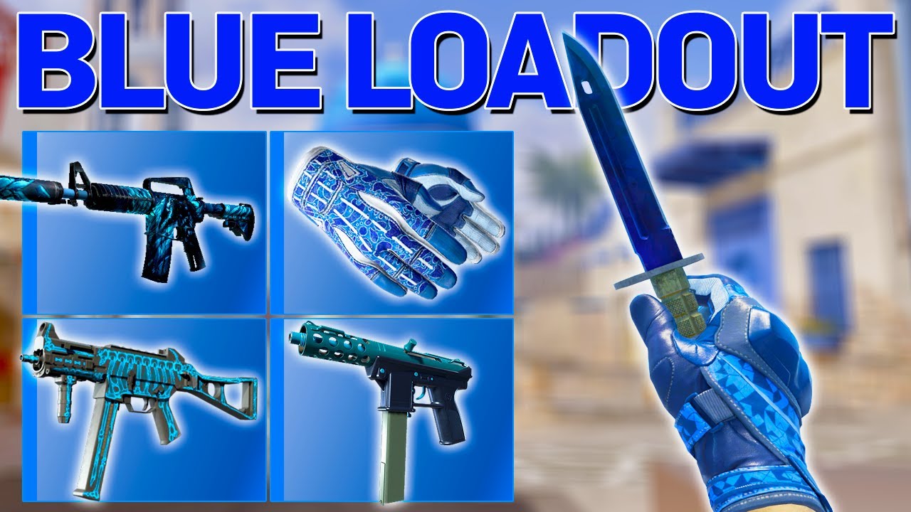 This BUDGET BLUE Themed CS2 Loadout is INSANE! (Cheap & Expensive ...
