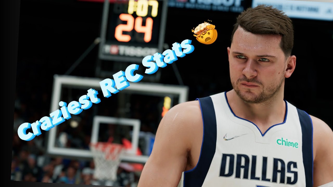 Putting Up The Craziest Random Rec Stats You'll Ever See In NBA 2K24 ...