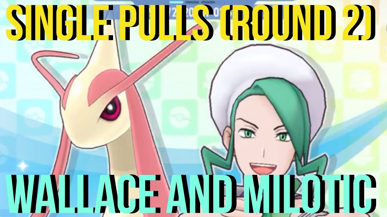 SINGLE PULLS WALLACE and MILOTIC (Second Round) | Pokemon Masters - YouTube