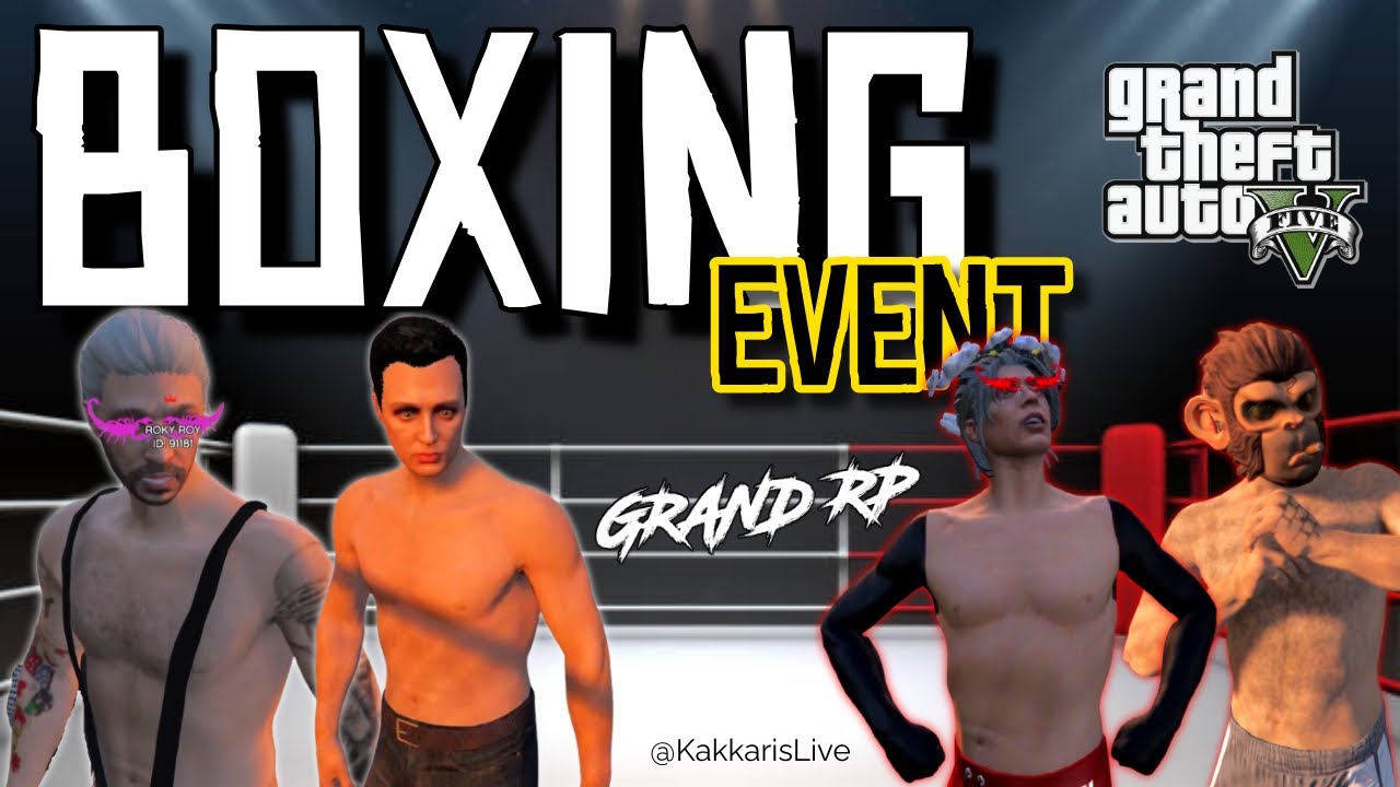 🥊 Boxing Event in GTA 5 💥🥊 | Grand RP #kakkarislive #gta5 #grandrp ...