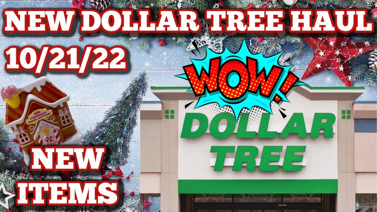 NEW DOLLAR TREE HAUL🤑 10/21/22. NEW ITEMS!!!! - YouTube