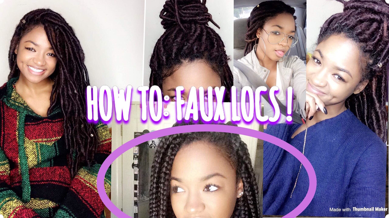 Revamping Your Box Braids To Faux Locs|EASIEST WAY TO DO FAUX LOCS ...